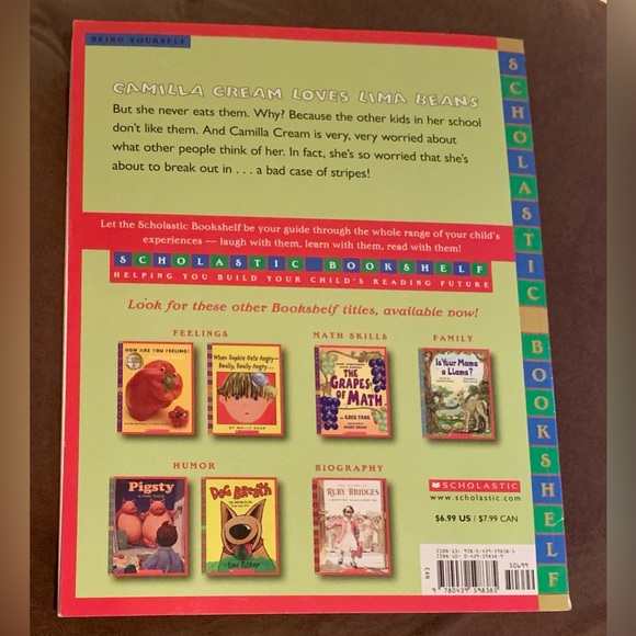 Scholastic | Toys | A Bad Case Of Stripes Paperback Book | Poshmark